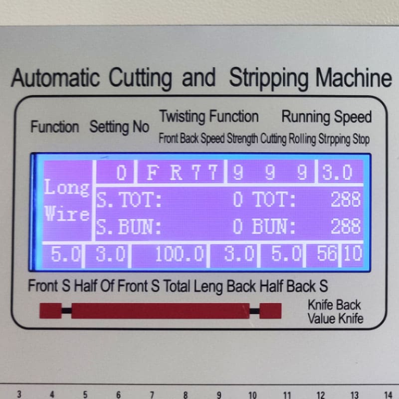 STA-AD201 Automatic one core wire cutting stripping machine - SZSTABO