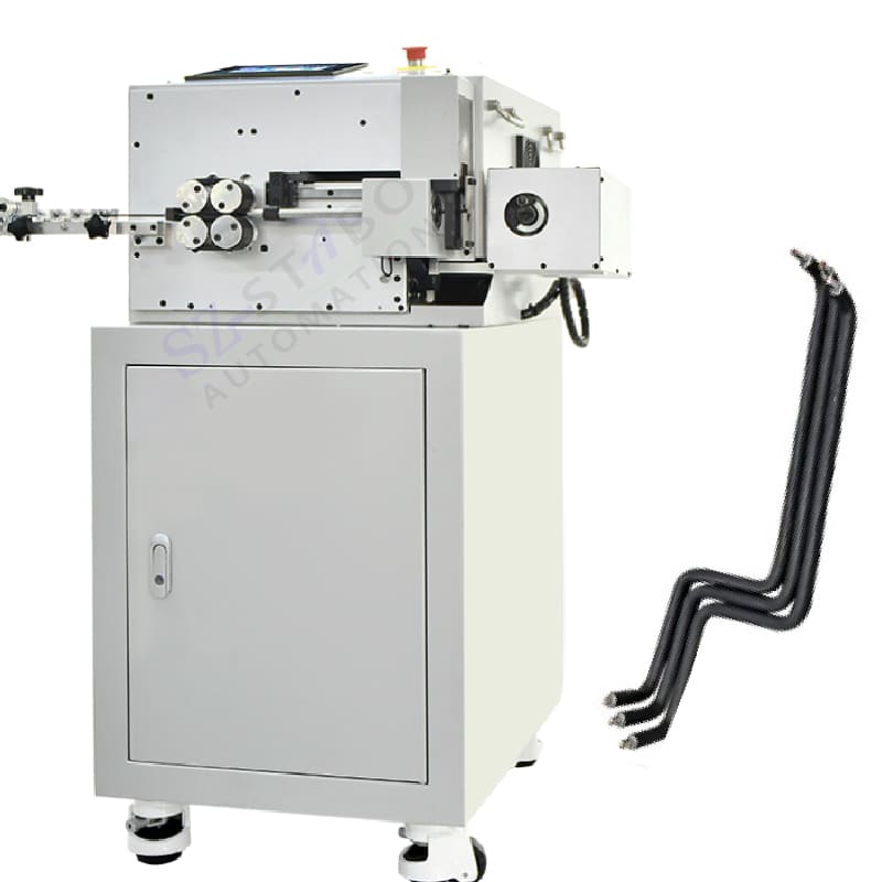 Desktop 3D Wire Bending Machine with Stripping & Cutting